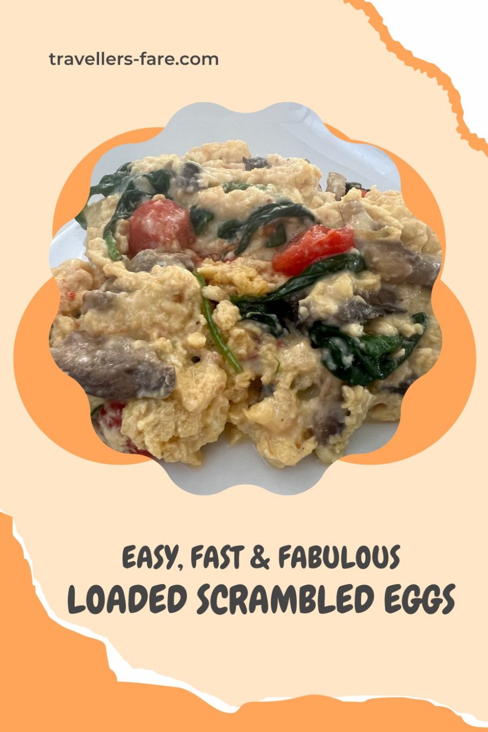 Loaded Scrambled Eggs - Easy & Yummy Breakfast or Brunch